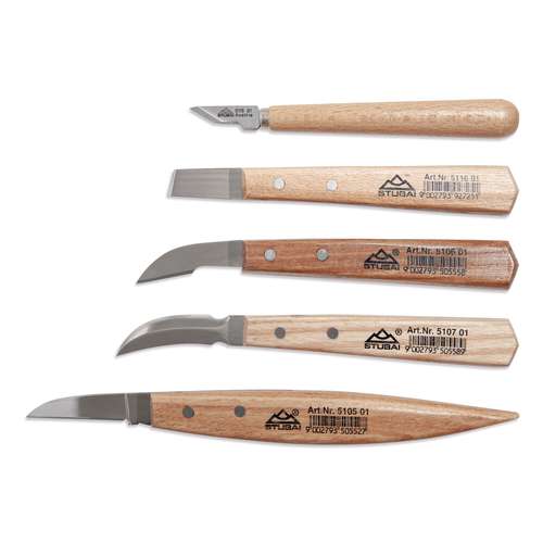 Stubai Chip Carving Knife Set 50 000 Art Supplies Your Art Superstore